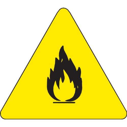 Brady 60225 Pressure Sensitive Vinyl Warning Labels , Black On Yellow ...