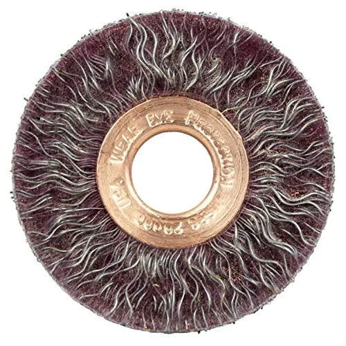 Weiler 35070 Polyflex Encapsulated Crimped Wire Wheel, 2" Small ...