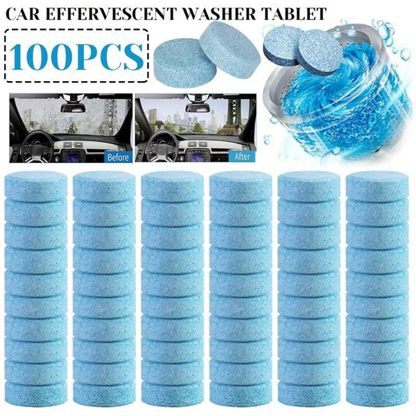 100PCS Car Effervescent Washer tablet Car Window Cleaning Wash Super ...