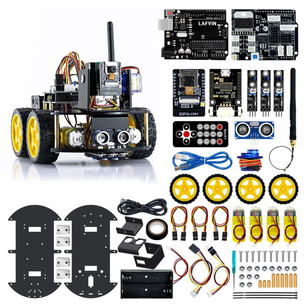 Lafvin Smart Robot Car Kit Esp32 Cam Wifi Intelligent And Educational Toy Car Robotic Kit For