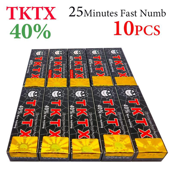 BLACK TK 40% TK Topical Tattoo Numbing Cream 5/10PCS | Wish