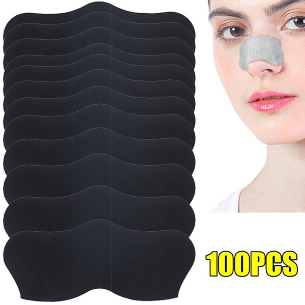 Blackhead Sticker, 100pcs Bamboo Charcoal Acne Blackhead Removal Nose ...