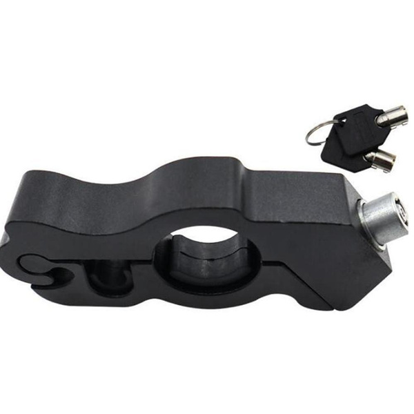 Motorcycle Bike Grip Anti-Theft Handlebar Brake Clutch Security Lock ...