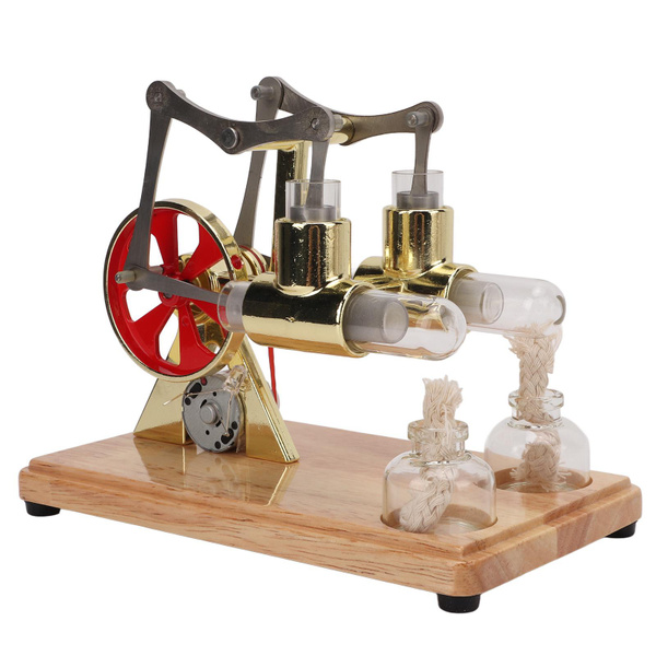 Stirling Engine Model Scientific Physical Model Golden Two Cylinder ...