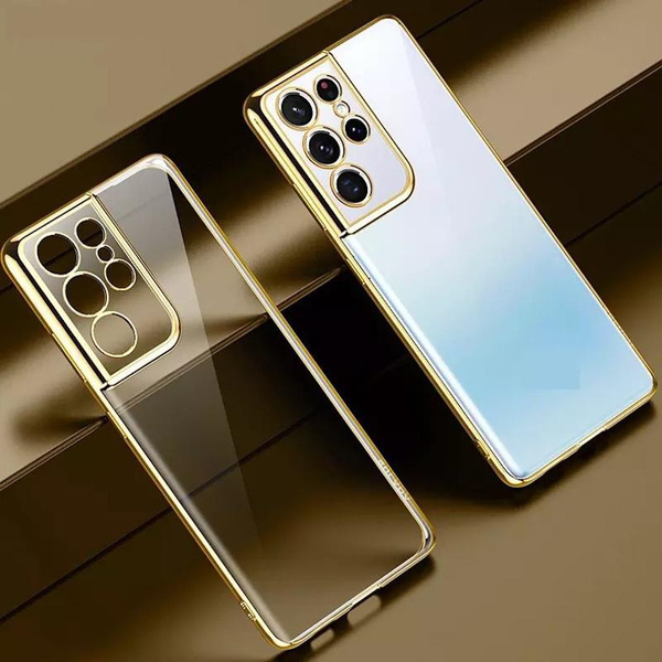 Luxury Transparent Soft Silicone Case for Samsung Galaxy S23 S22 S21 ...