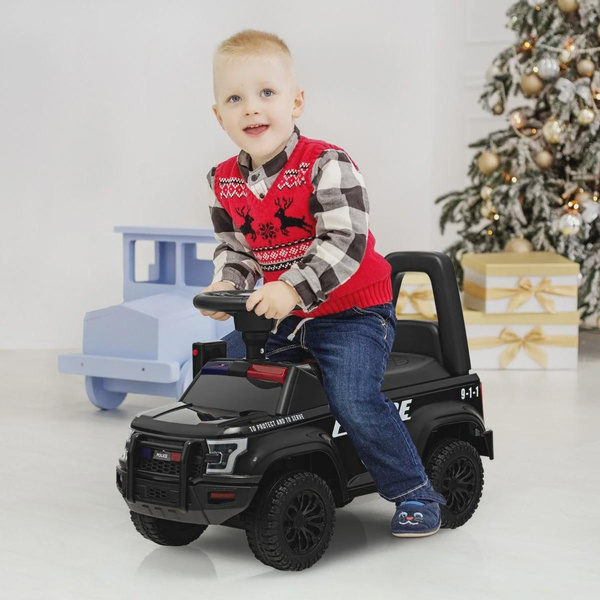 Police Car for Kids with Megaphone Warning Lights and Sound Effects ...