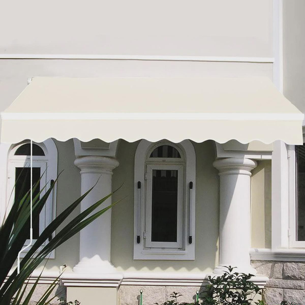 2.5 x 2 m Manual Retractable Awning Tendal Waterproof and UV Resistant ...