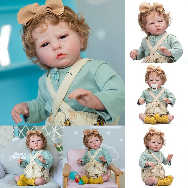 50CM Baby Girl Doll Soft Cotton Body with 3D Skin Multiple Layers ...