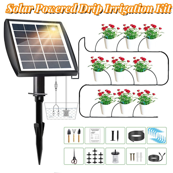 Solar Irrigation, [Upgraded Pump] Automatic Plants Watering System ...