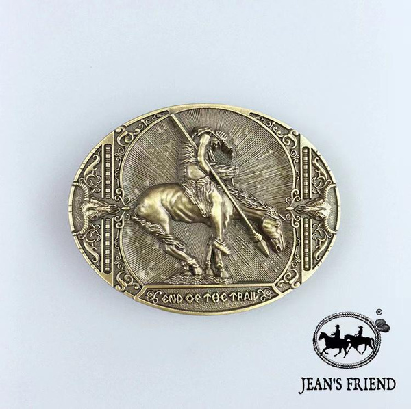 JEAN’S FRIEND Belt Buckle for Men Vintage Western Cowboy Metal, From ...