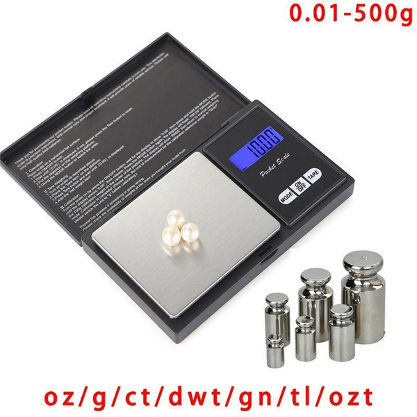 Mini Stainless Steel Electronic Scale Digital Pocket Scale Gold Gram ...