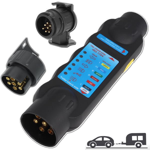 Yiyasu Store European Trailer Tow Connector Tester Signal Test 12V 7 ...