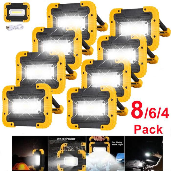 Portable Spotlight Porwerful COB LED Work Light Flood Lamp Waterproof ...