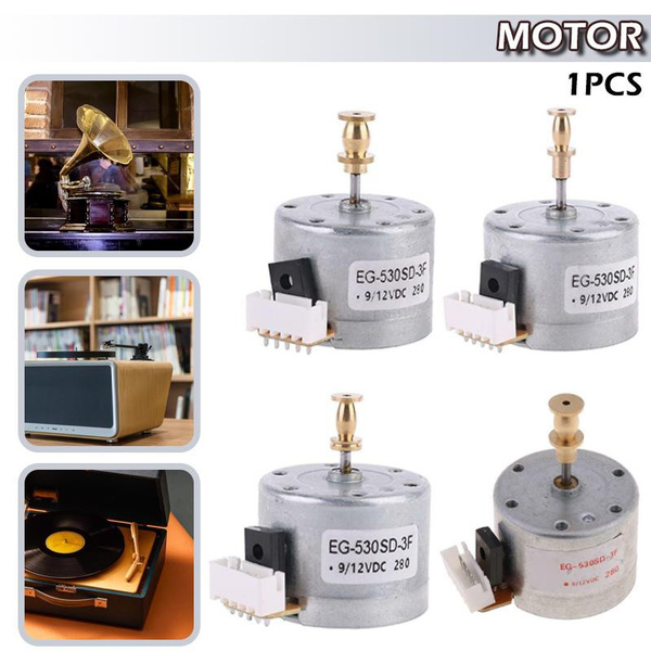 2023 New EG530SD-3F DC5-12V 3-Speed 33/45/78 RPM Metal Turntables Motor ...