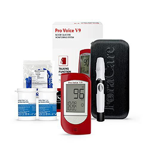 FORA Pro Voice V9 Diabetes Testing Kit for Accurate and Easy Monitoring ...