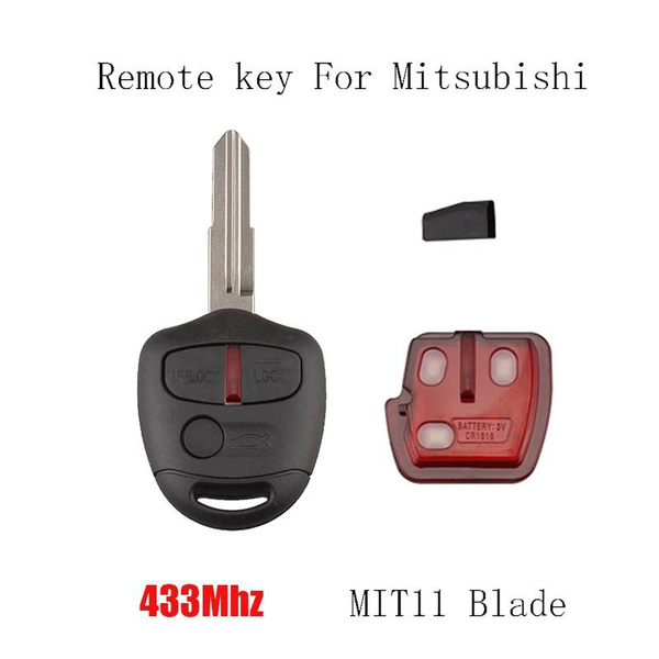 3Button 433Mhz Complete Remote Key for Mitsubishi Lancer Outlander 2008 ...