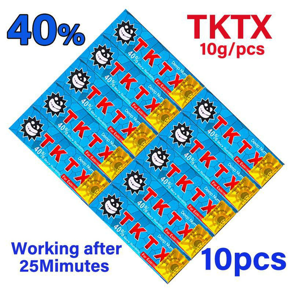 40% New Release The Original TK Numb Cream Anesthetic 3-5 Hours TK Fast ...