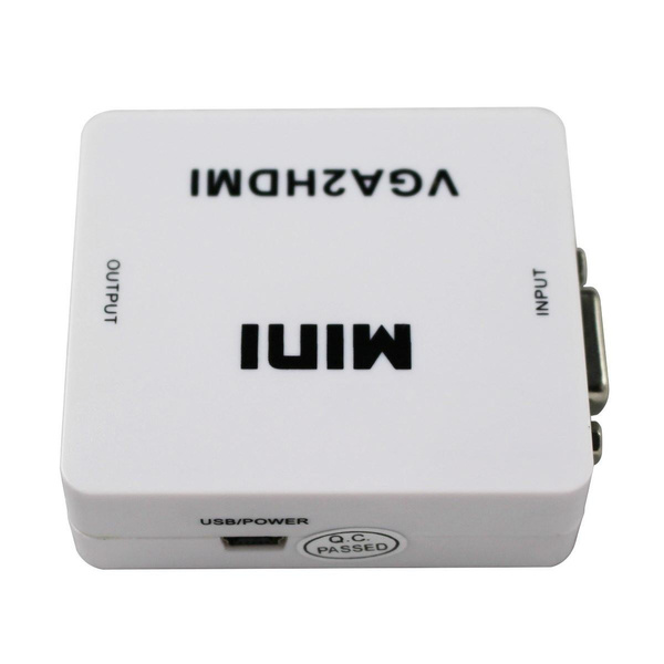 PC to TV converter laptop VGA to composite RCA AV converter with audio ...