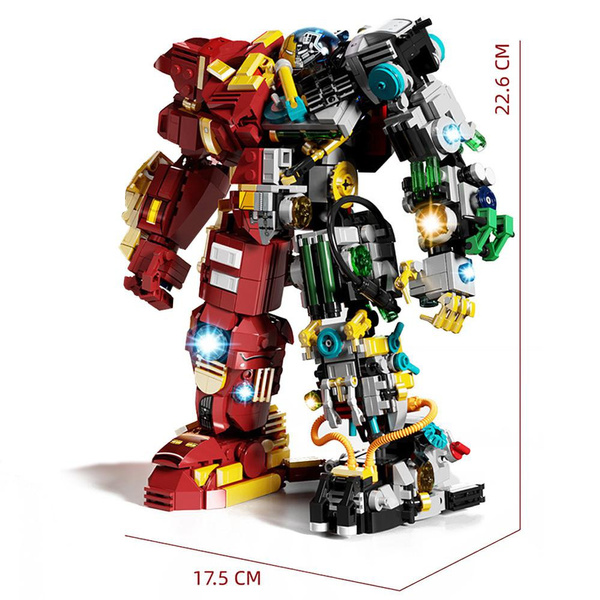 NEW 1023 PCS Super Robot Blocks Toys Hulked Building Bricks Heroed ...