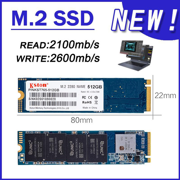 High-speed 512Gb SSD M.2 Solid-state Hard Disk NVME Computer Built-in ...
