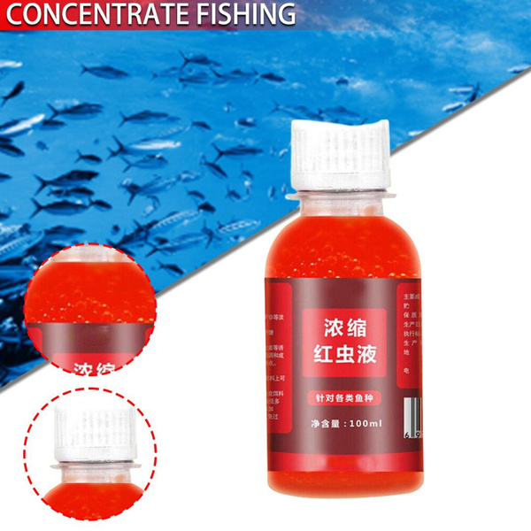 100ml Strong Fish Attractant Concentrated Red Worm Liquid Fish Bait ...
