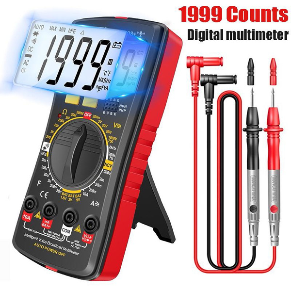 1999 Count Digital Multimeter Universal Meter NCV Electrical Tester ...