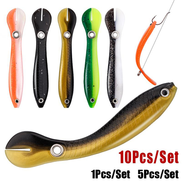 10/5/1Pcs 10cm 6g Powerful Bionic Fish Lure Soft Bionic Fishing Lure ...