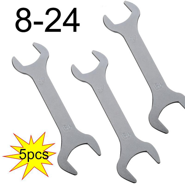 5pcs Furniture Torque Open Double-end Wrench Iron Sheet Dual-purpose ...