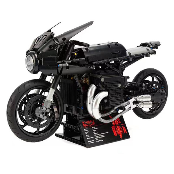 New 1981Pcs High Tech City Batcyclee Motorcycle Model Building Block ...