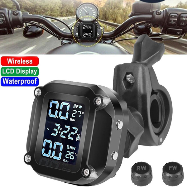 M5 Motorcycle TPMS Motorcycle Tire Pressure Tire Temperature Monitoring ...