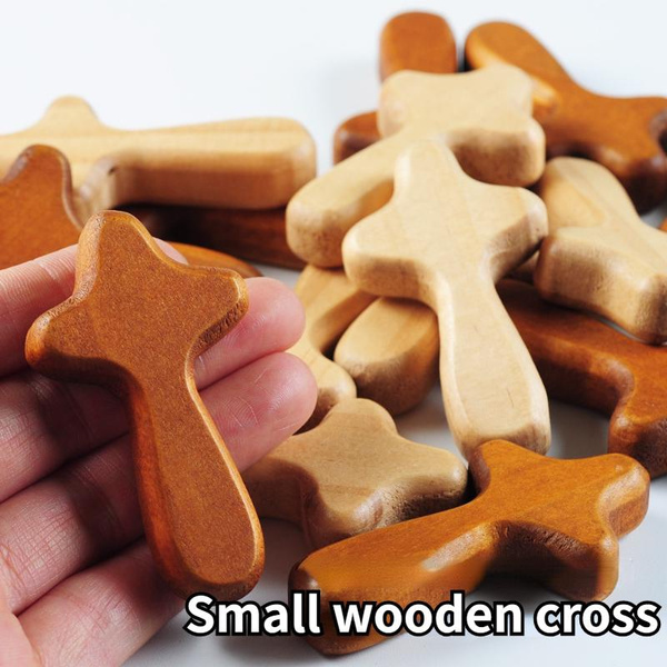 Small Wooden Cross, Prayer, Wooden Decoration, Small Cross, Pine Wood ...