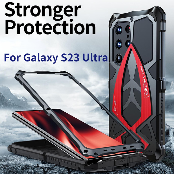 Metal Case for Samsung Galaxy S23 Ultra Original LUPHIE Metal Frame for ...