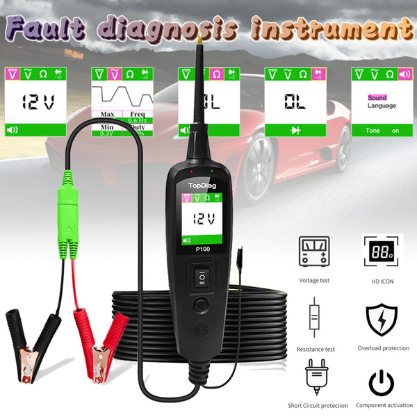 Automotive Circuit Tester Power Circuit Probe Kit Car Voltage/Resistant ... Automotive Circuit Tester Power Circuit Probe Kit Car Voltage/Resistant ...