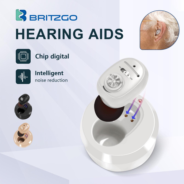 Britzgo Hearing Amplifier to Aid Hearing ,Digital Hearing Amplifier for Seniors and Adults with ...