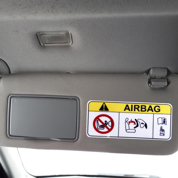 13.3x6CM Airbag Car Stickers Waterproof Vinyl Decal Car Accessories ...