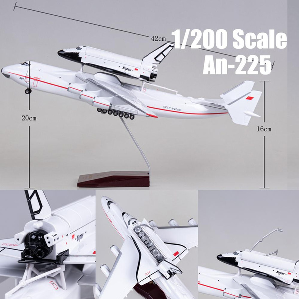 1/200 Scale Airplane Antonov An-225 Military Transport Aircraft Space ...