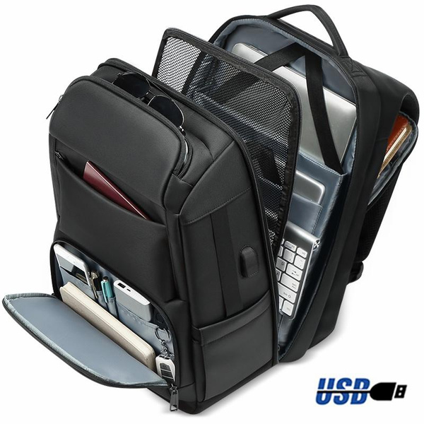 Premium Backpacks for Men Anti-thief Design USB Charging Port Water ...