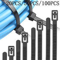 Reusable High Quality Cable Ties, Ultra Strong Durable Removable Zip ...