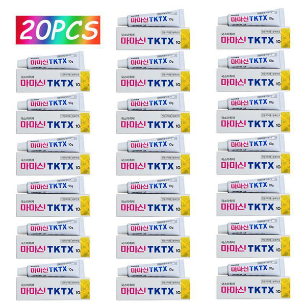 10/15/20PCS 마마신TK Numb Piercing /Waxing Makeup Permanent Eyebrow ...