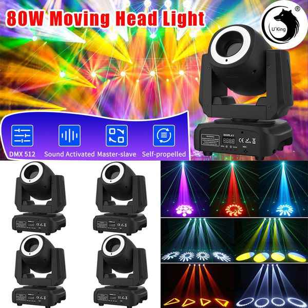 New 80W Moving Head Light Rotatable Head Gobo Beam Lighting with Unique ...