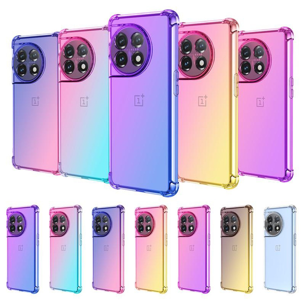 Gradient Silicone TPU Airbags Anti-Shock Phone Case for OnePlus 11 10T ...