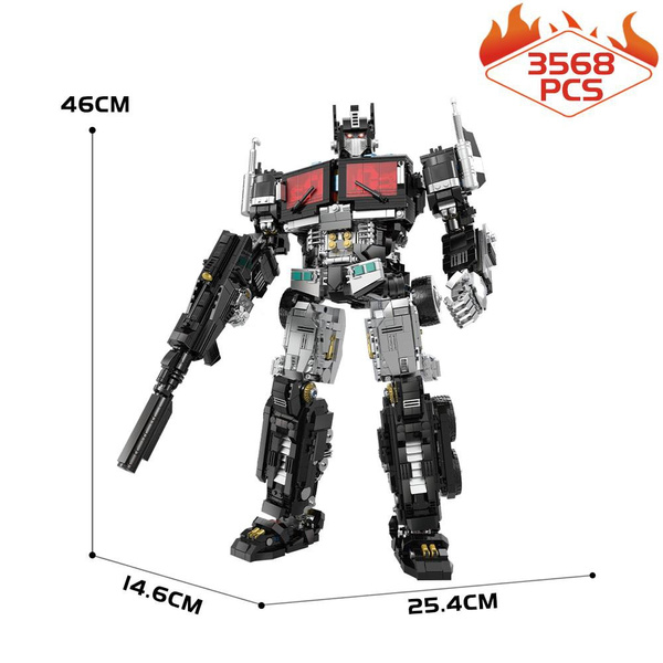 Creative Expert Super Transformation Robot Mecha Deformed Car Moc ...