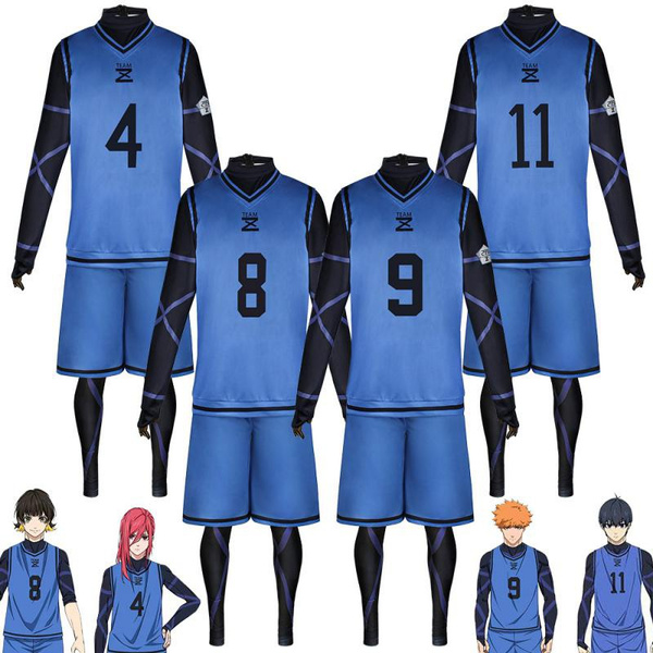 Blue lock manga Isagi Yoichi Chigiri Hyoma cosplay Basketball clothes ...