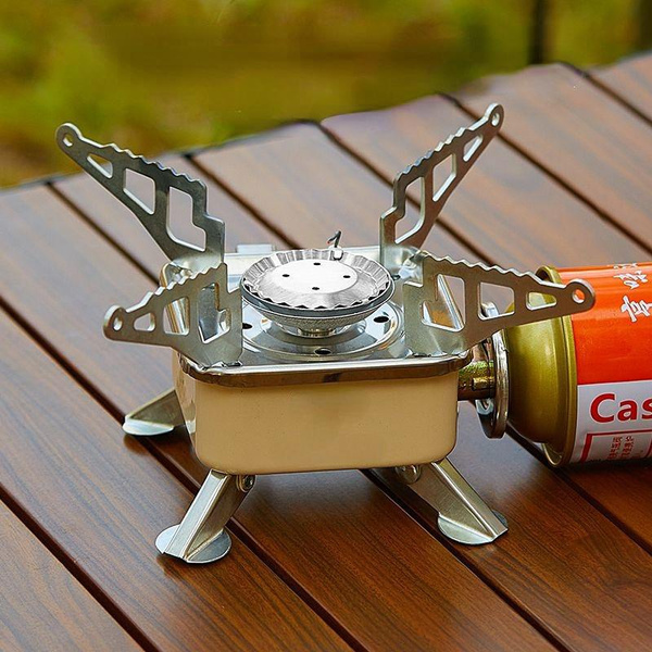 Outdoor Mini Square Stove Gas Stove Portable Folding Cassette Stove ...