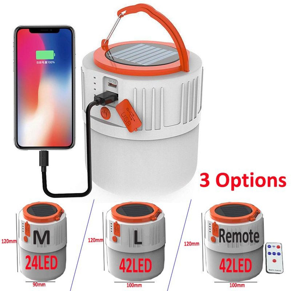 LED Solar Charging Light Energy-saving USB 42Pcs Lamp Bead Bulb Night ...