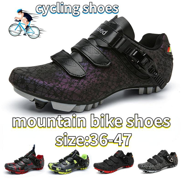 2023 NEW Men MTB Cycling Shoes Flat Cleats Road Bike Boots Speed ...