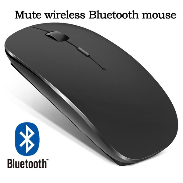 Silent Thin Bluetooth Mouse Tablet Notebook Office Dual Model Bluetooth ...