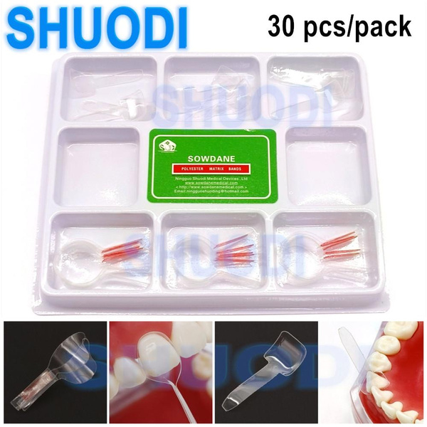 1 pack/ 2 packs （30pcs/pack ）Dental Self-Adhesive Transparent Sectional ...