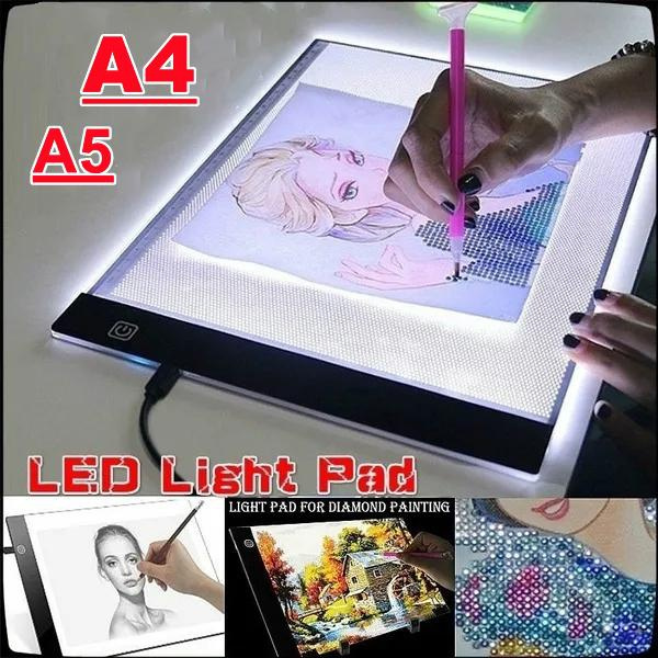 New Ultra-Thin Portable LED Light Box Tracing Drawing Light Pad Table ... New Ultra-Thin Portable LED Light Box Tracing Drawing Light Pad Table ...