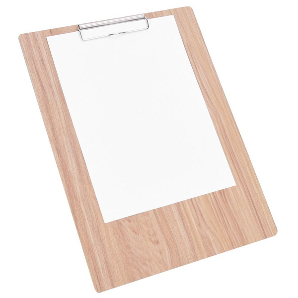Portable 8K Wooden Writing Clipboard File Hardboard Office School ...